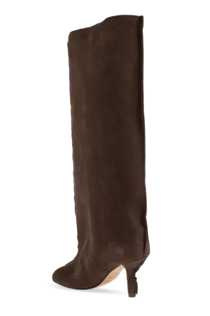 MAISON MARGIELA Suede Heeled Boots