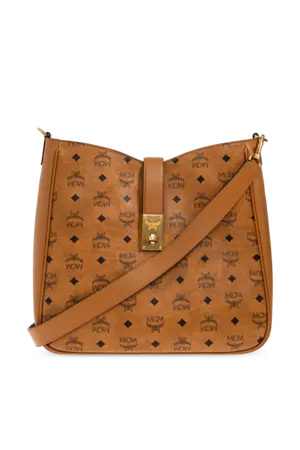 Mcm Tracy Bucket Bag - Brown