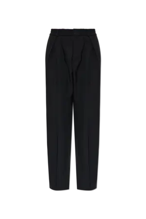 Balmain Wool Trousers - Black