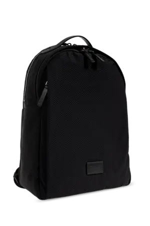 Giorgio Armani Backpack With Logo Patch