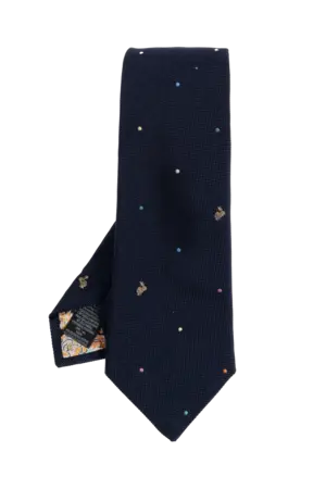 Paul Smith Silk Tie - Navy Blue