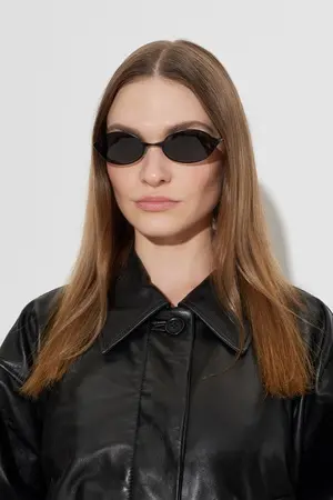 Alexander McQueen Oval Sunglasses