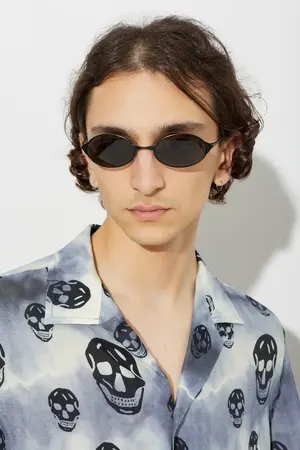 Alexander McQueen Oval Sunglasses