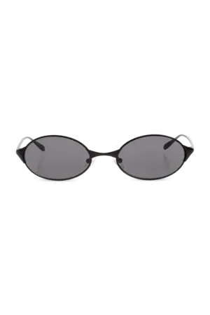 Alexander McQueen Oval Sunglasses - Black