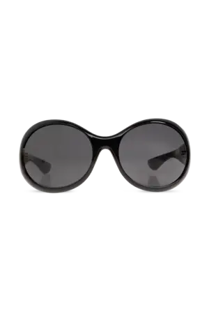 Alexander McQueen Alexander McQueen Oversized Butterfly Sunglasses Black
