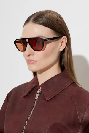 Alexander McQueen Aviator Sunglasses