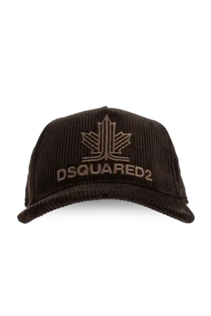 Dsquared2 Corduroy Baseball Cap - Brown