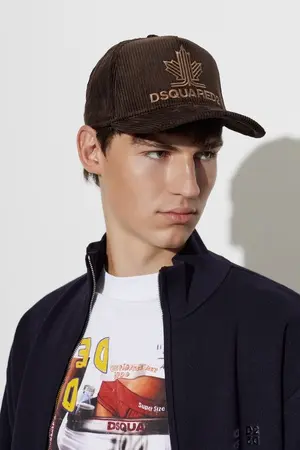 Dsquared2 Corduroy Baseball Cap