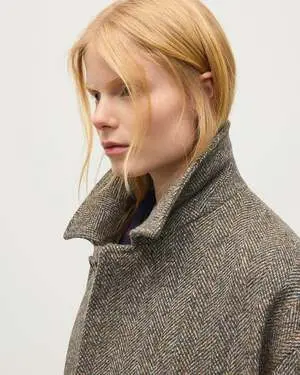 Johnstons Of Elgin Brodie Wool Car Coat