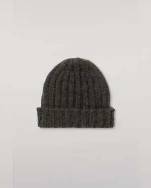 Johnstons Of Elgin Byrne Cashmere Silk Beanie - Grey