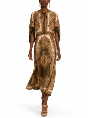 Zimmermann Mahon Tunic Midi Dress - Multicolour