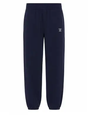 Drole De Monsieur Cotton Sweatpants - Blue