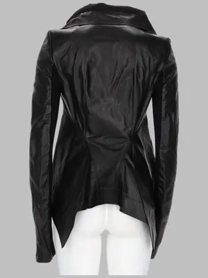 Rick Owens Naska Leather Biker Jacket