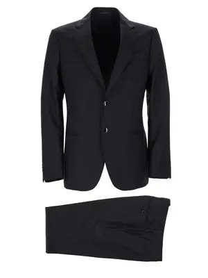 Giorgio Armani Soho Two-piece Wool Suit - Charcoal