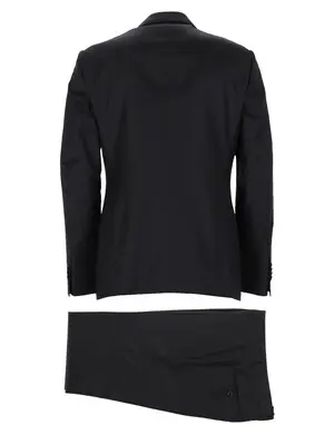 Giorgio Armani Soho Two-piece Wool Suit - Charcoal