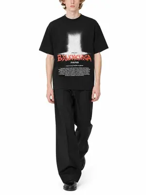 Balenciaga T-shirt Con Stampa