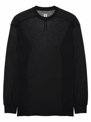 Rick Owens T-shirt "rick's Jumbo Ls T - Black