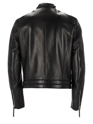 TOM FORD Giacca Da Motociclista In Nappa Fiore