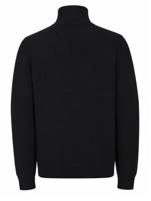TOM FORD Dolcevita Fine Knit Wool Sweater - Black