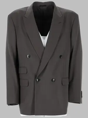 Giorgio Armani Double-breasted Wool Suit