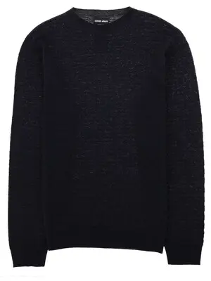 Giorgio Armani Virgin Wool Crewneck Sweater