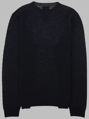 Giorgio Armani Virgin Wool Crewneck Sweater
