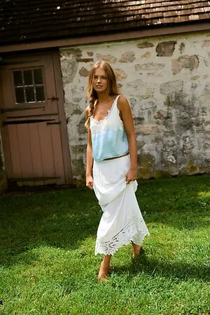 Free People Carmella Cami - Light Blue
