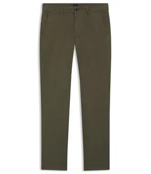 BOSS Slim-fit Pants In Overdyed Stretch Satin
