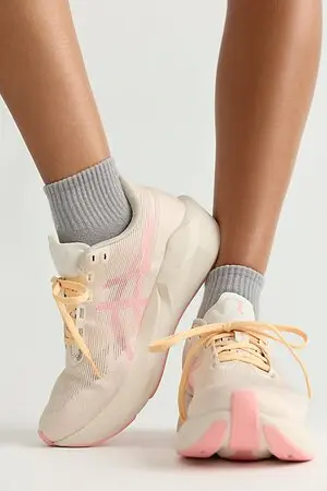 Asics Novablast 6 Athletic Sneakers - Birch/grapefruit
