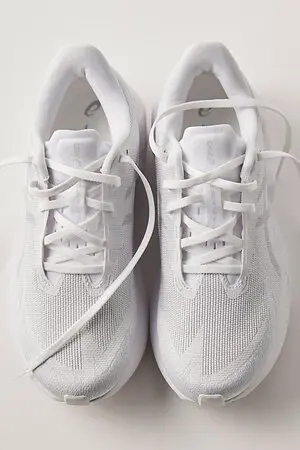 Women's White Lace Up
