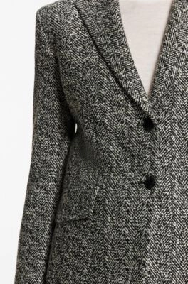 Hugo Regular-fit Herringbone Blazer