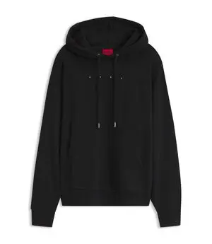 Hugo Oversized Logo Print Hoodie