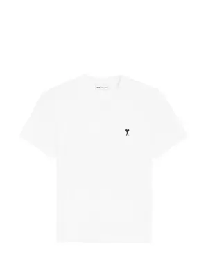 AMI Paris De Coeur Cotton T-shirt - White