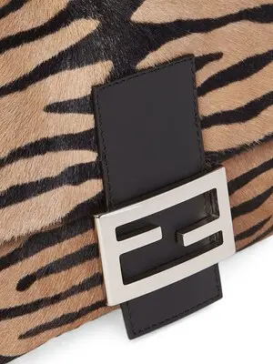Fendi Baguette Leather Shoulder Bag