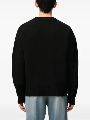 AMI Paris De Coeur Wool Crewneck Sweater