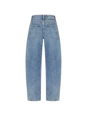 Alaïa Round Denim Jeans