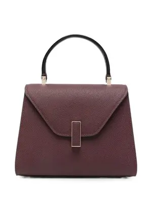 VALEXTRA Iside Mini Leather Handbag - Brown