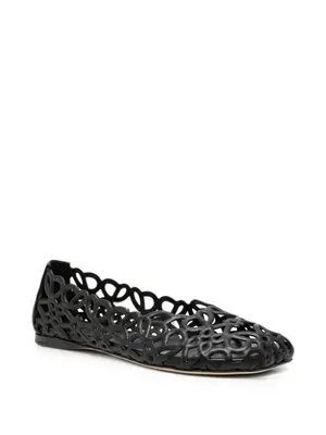 Loewe Petal Anagram Ballet Flats