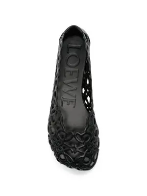 Loewe Petal Anagram Ballet Flats