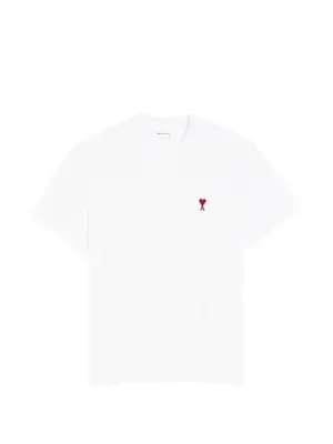 AMI Paris De Coeur Cotton T-shirt - White