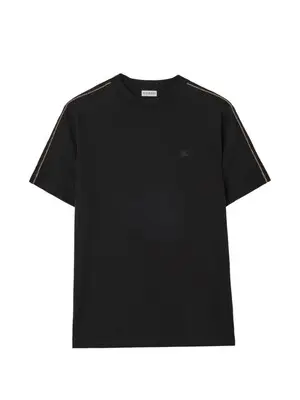 Burberry Seth Cotton T-shirt - Black