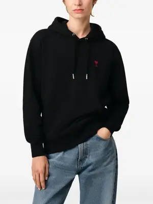 AMI Paris De Coeur Cotton Hoodie