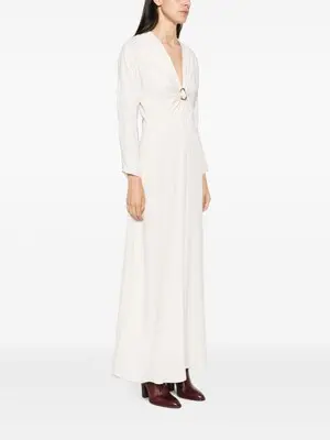 FORTE_FORTE Silk Blend Long Dress