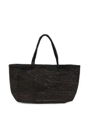 SOPHIE DIGARD Rafia Tote Bag - Grey