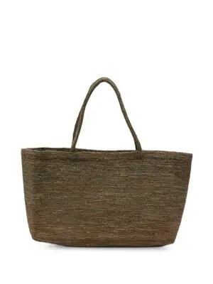 SOPHIE DIGARD Rafia Tote Bag - Green
