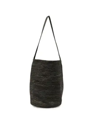 SOPHIE DIGARD Rafia Bucket Bag - Brown