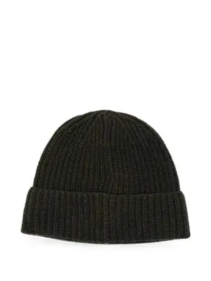 Stone Island Logo Wool Beanie