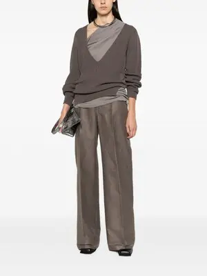 Rick Owens Wool V-necked Sweater