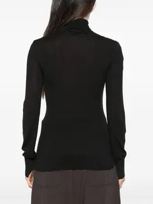Ermanno Scervino Wool Turtle-neck Sweater - Black