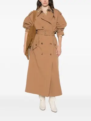 Isabel Marant Étoile Violette Cotton Trench Coat